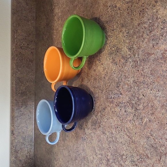 Fiestaware | Dining | Fiestaware Vintage 4 Gorgeous Teacups Shown Great ...
